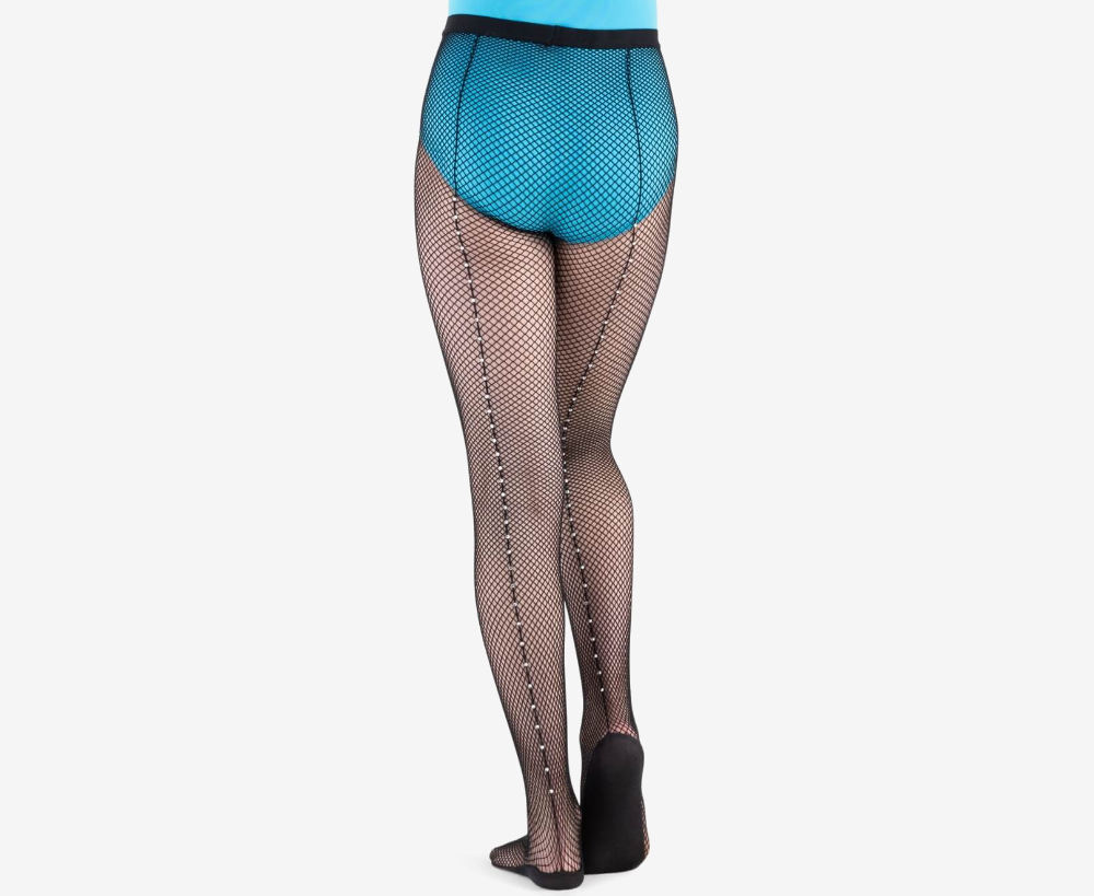 fishnet pattern tights